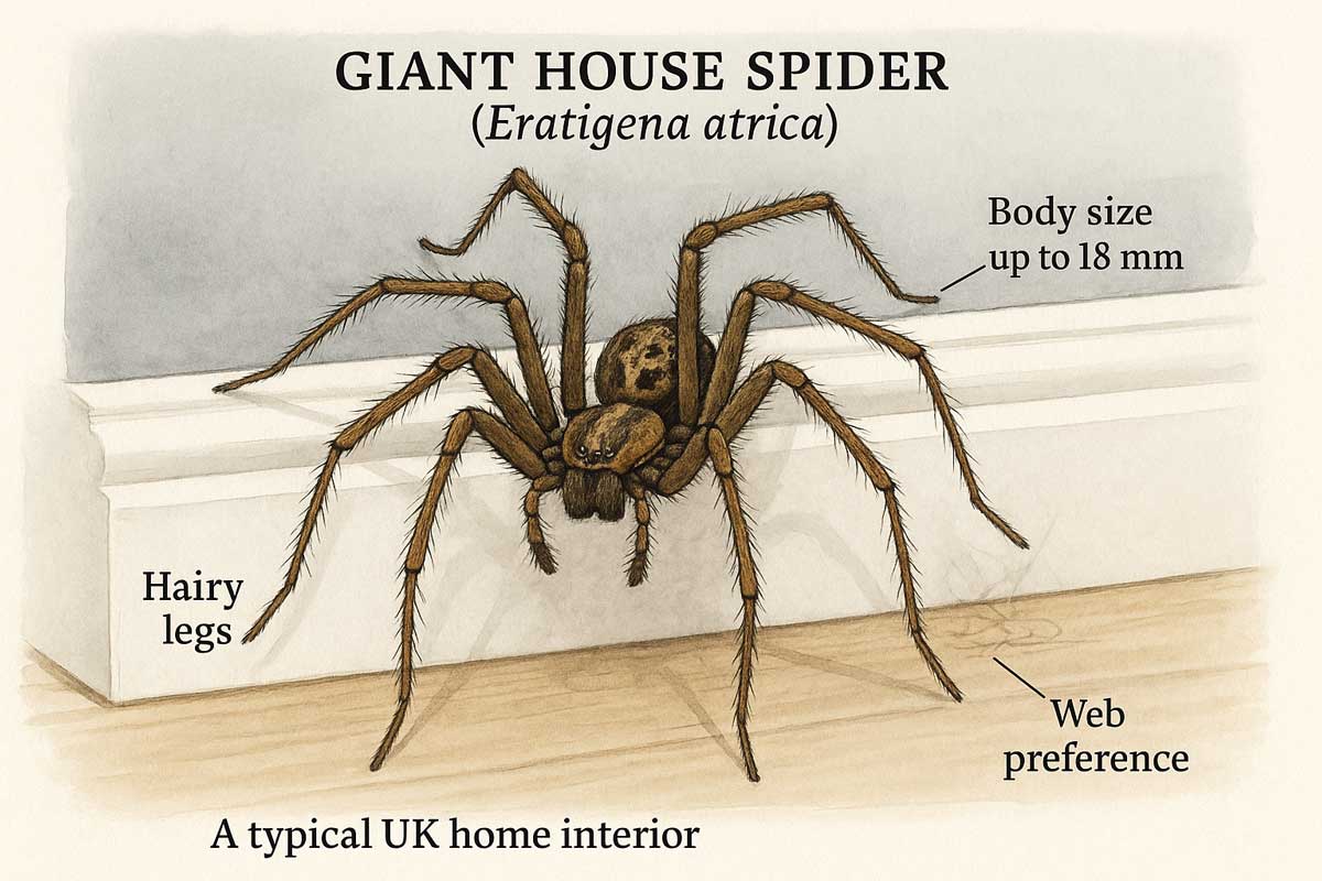 Why Spiders Invade UK Homes Every Autumn | Spider Control | Eradicontrol